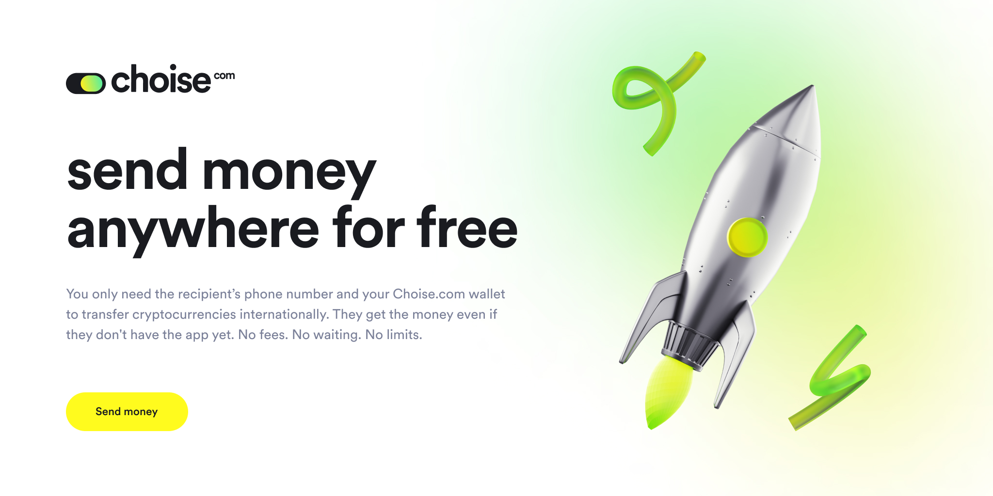 send money anywhere for free | Choise.com